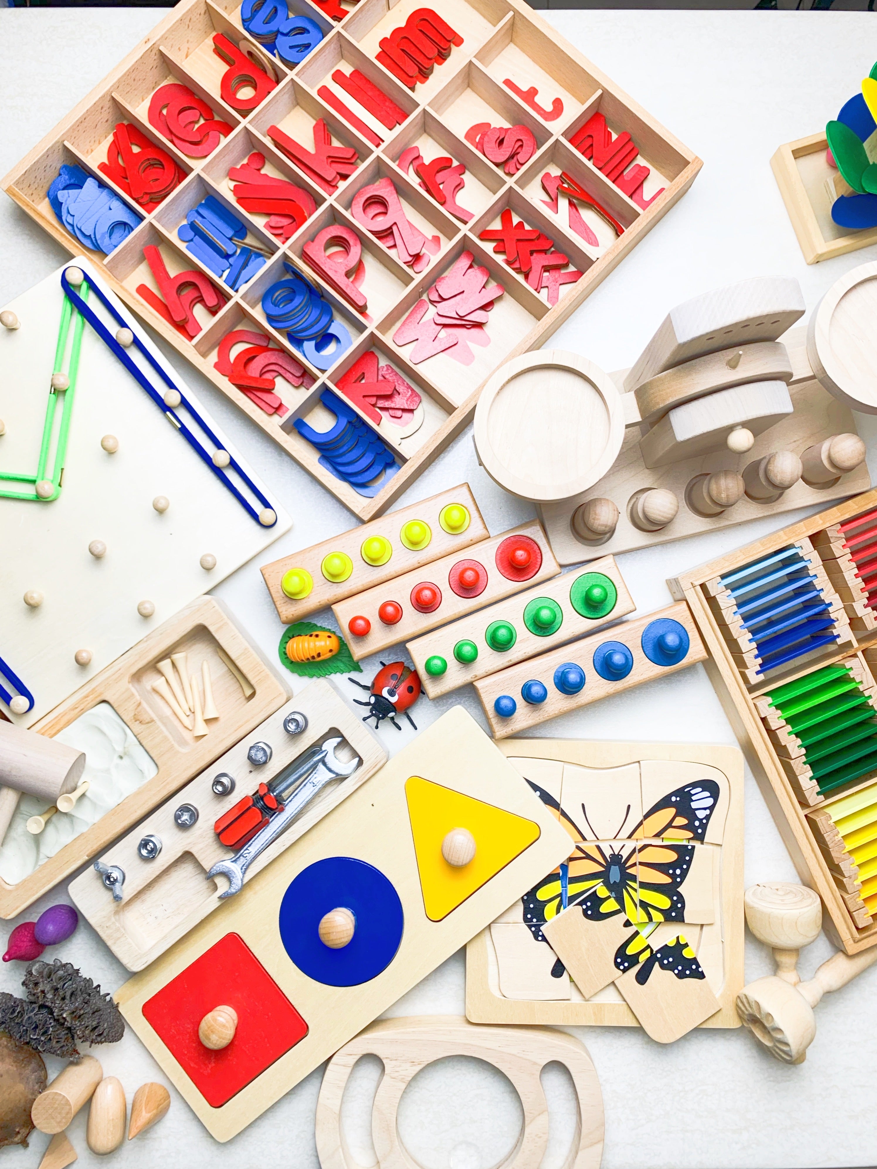 Montessori Teaching Material Learning homeshooling preschool mathethic ...