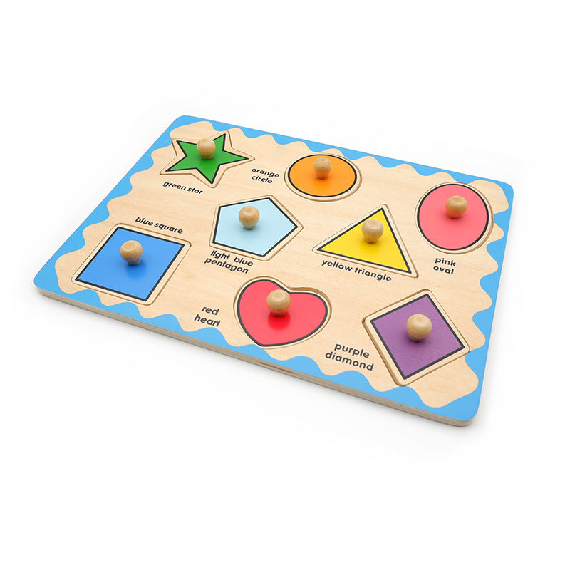 Geometric Shapes and Colour Sorting Puzzle Board – HAPPY GUMNUT