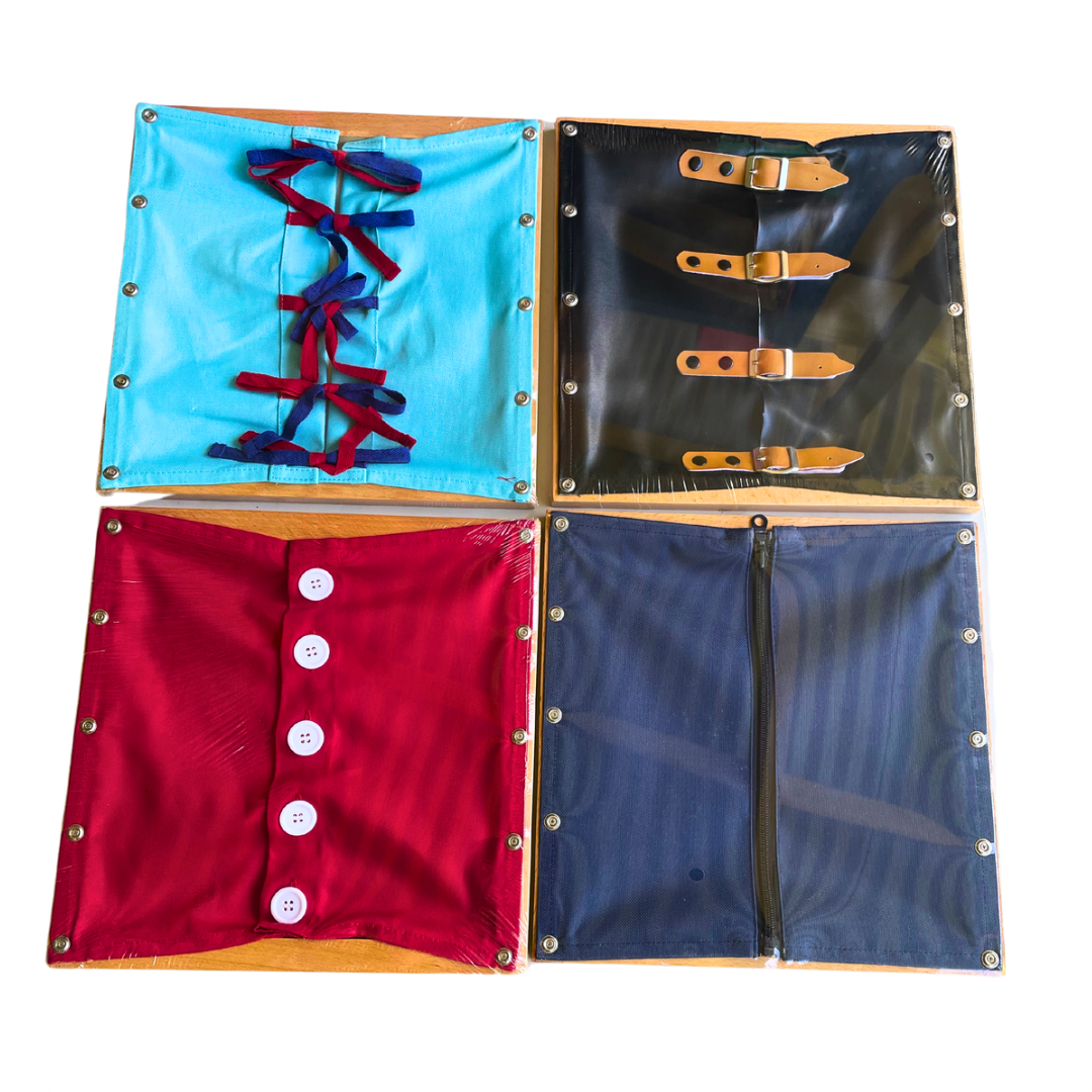 Large Montessori Dressing Frames set of 4 – HAPPY GUMNUT