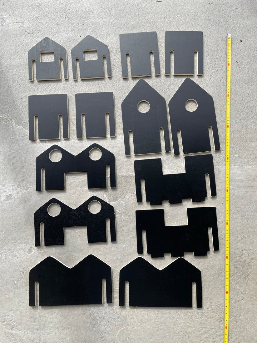 Large City Scape Town Building Chalkboard DIY Play Toy house – HAPPY GUMNUT