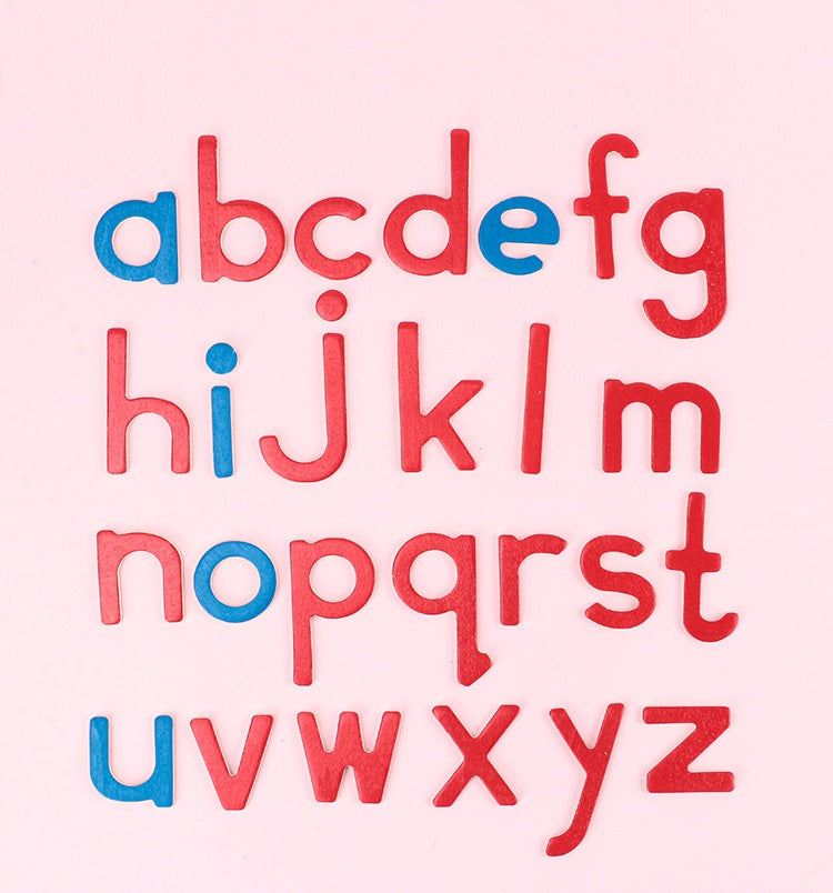 Wooden Letters Montessori Moveable Alphabet 26 set or Tray – HAPPY GUMNUT