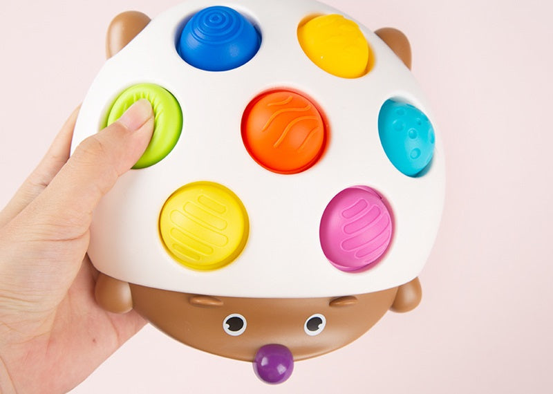 Sensory Toy Pop Push Fidget Toy (hedgehog) | HAPPY GUMNUT