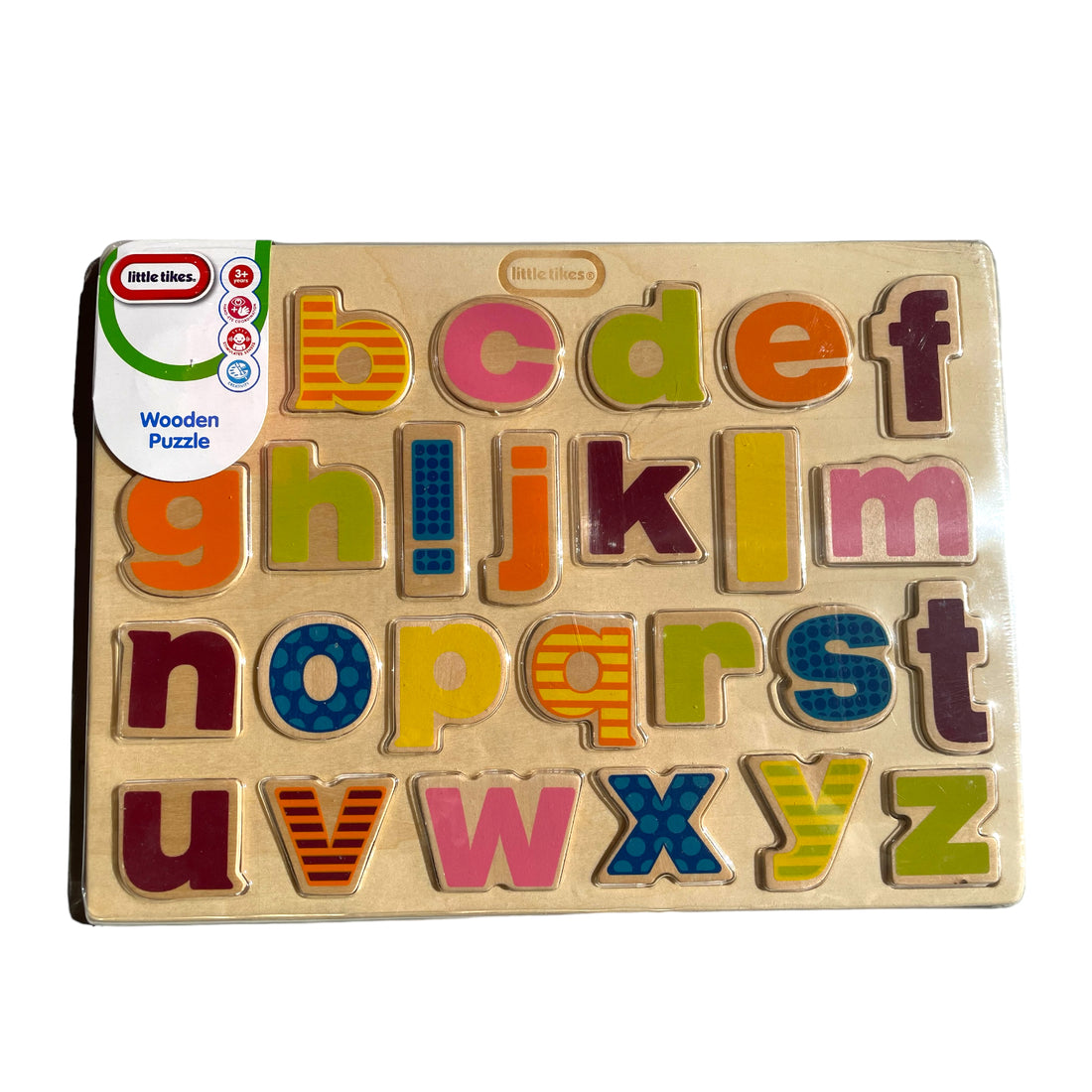 Little Tikes Wooden Puzzle Lower Case Alphabet or Counting and Numbers ...