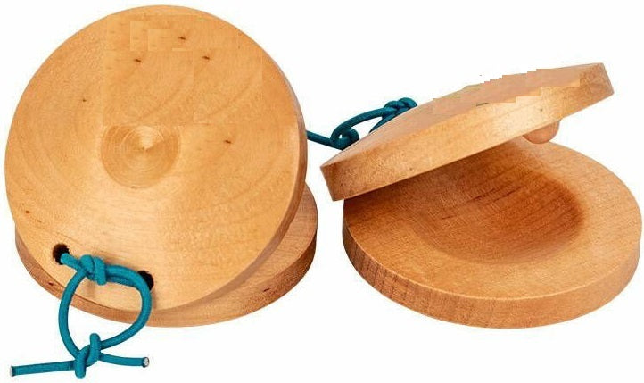 Wooden Matte Finish music clackers castanets Percussion Sound Sensory ...
