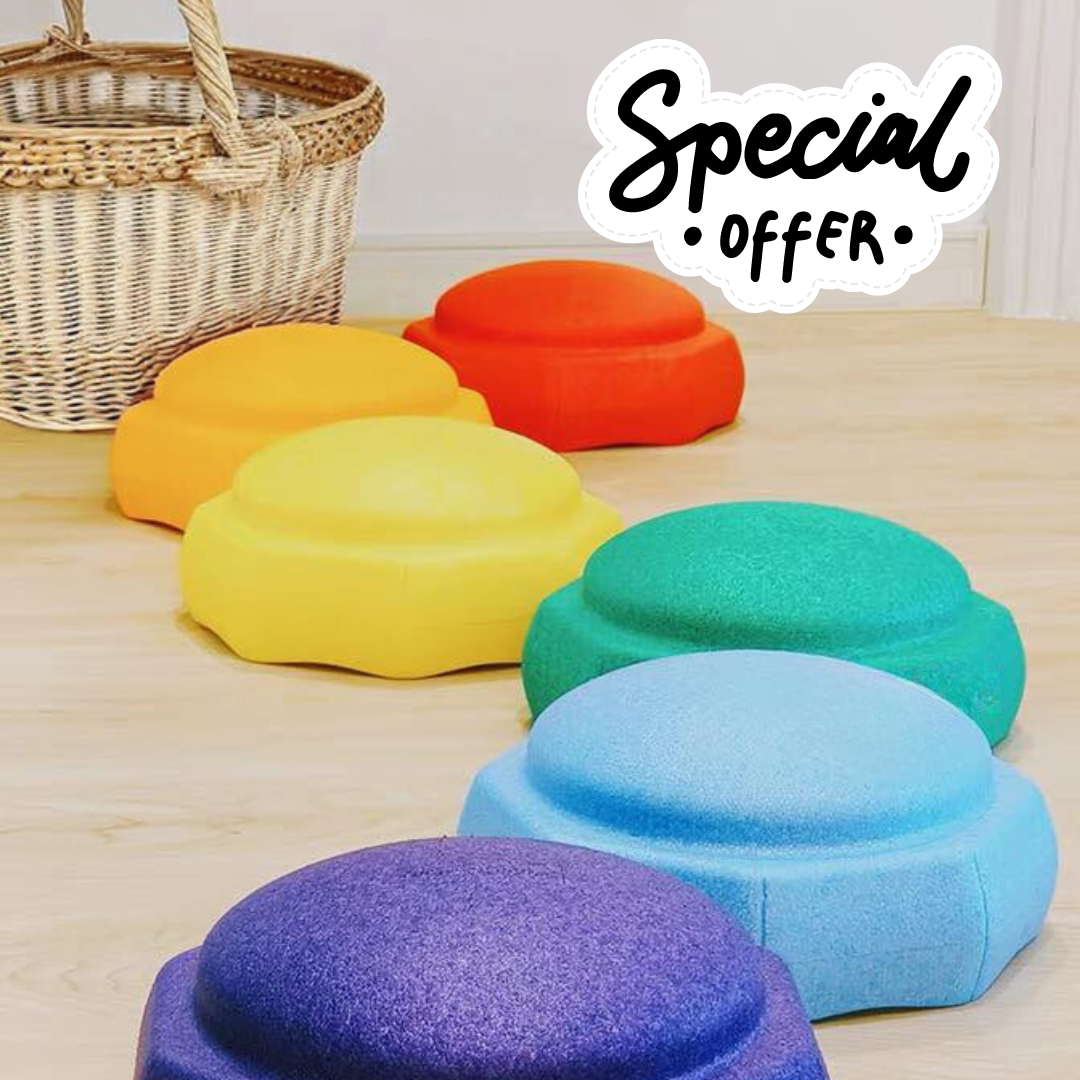 Rainbow Kids Jumbo Stepping Stones EPP Stacking Blocks Toy Balancing O – HAPPY GUMNUT