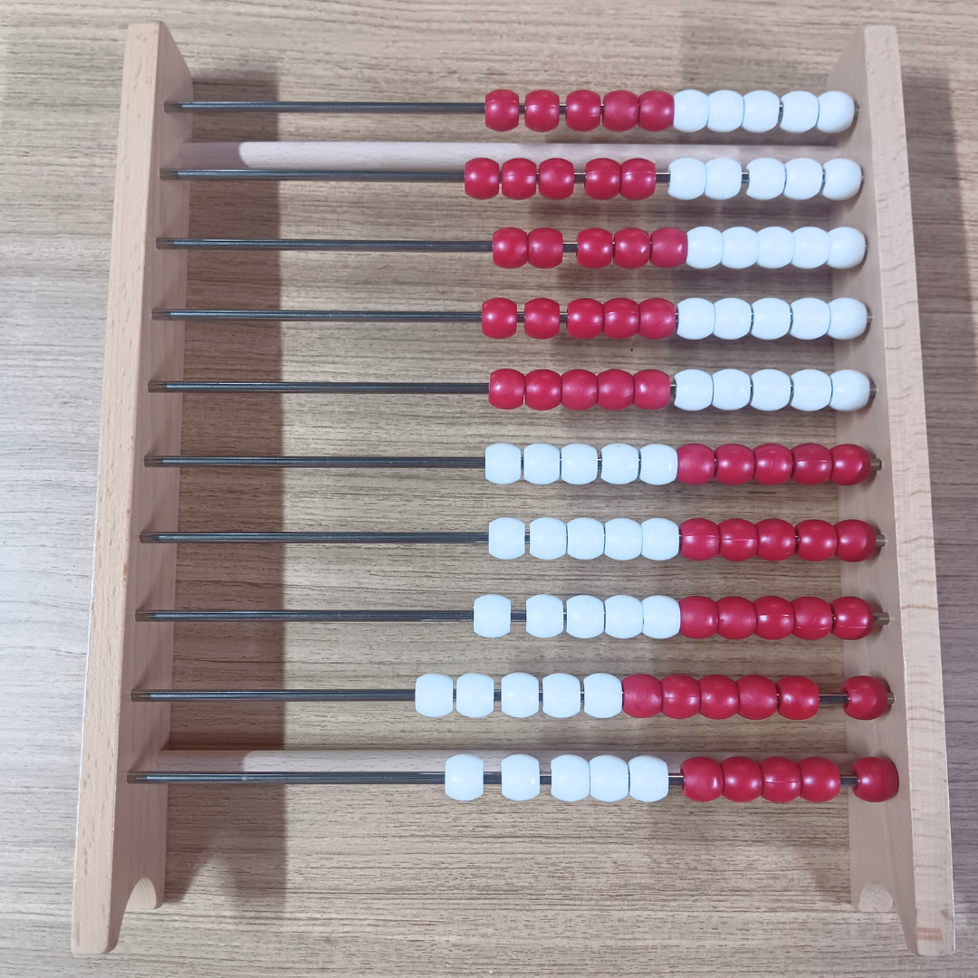 Large 100 Beads Abacus Mathematic Counting Frame – HAPPY GUMNUT